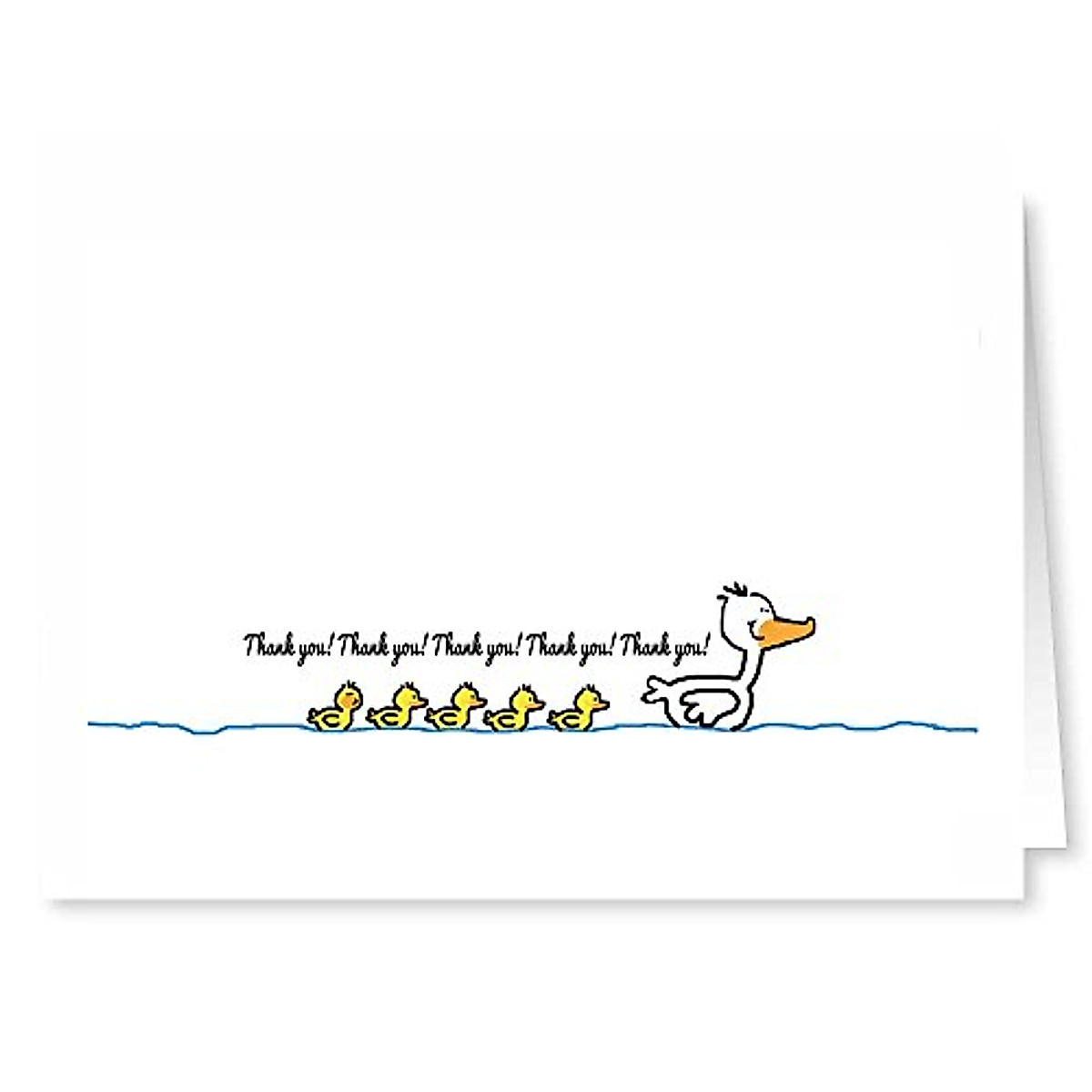 18 Assorted Thank You Note Cards - Blank Assorted Thank You Notes - Boxed Set Cute Animals Note Cards