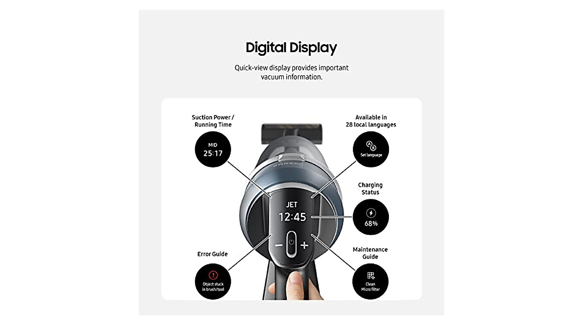 Samsung BESPOKE Jet Cordless Vacuum – Powerful, Versatile & Hygienic