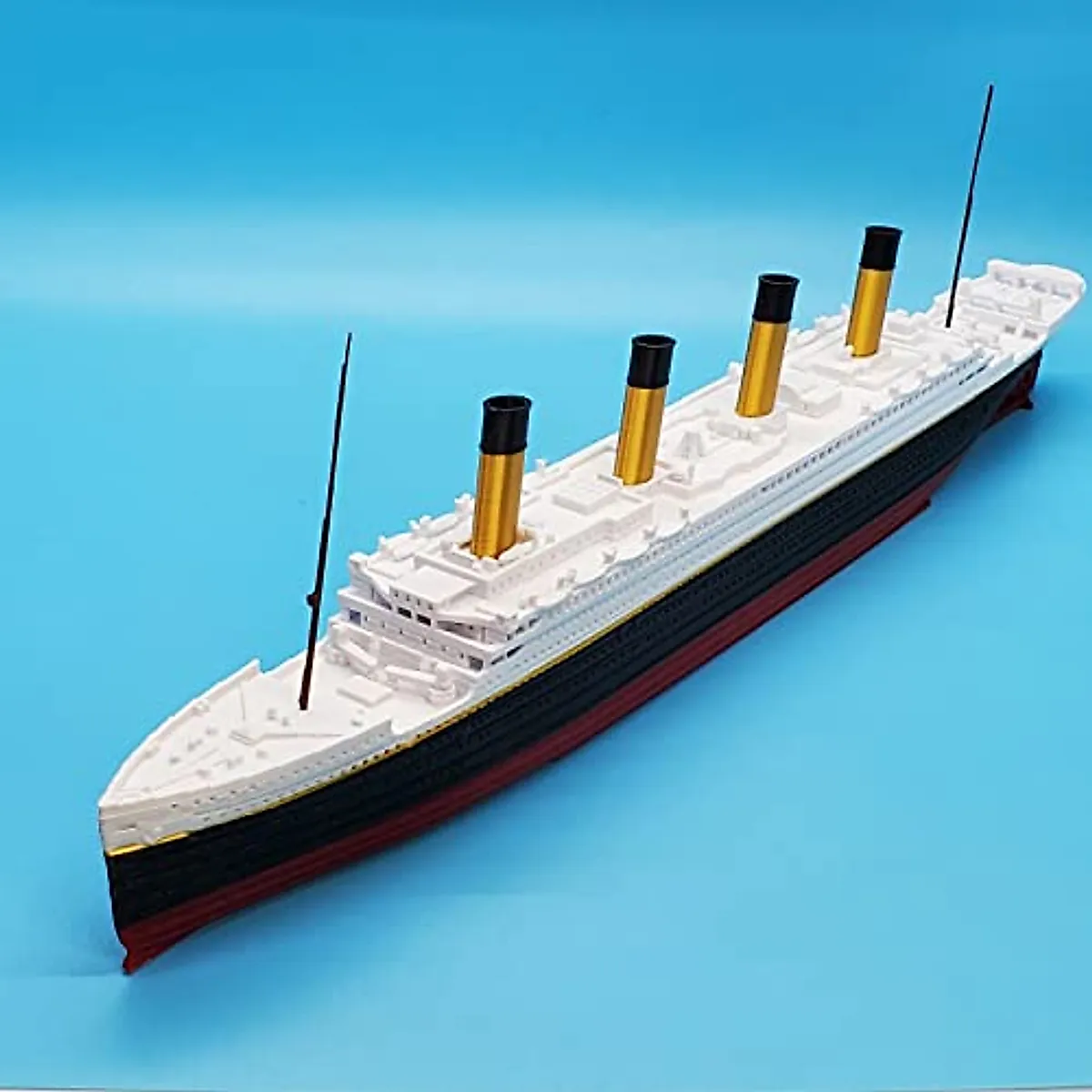 RMS Titanic Model - Highly Detailed Replica Historically Accurate No Assembly Required - 1 Foot in Length