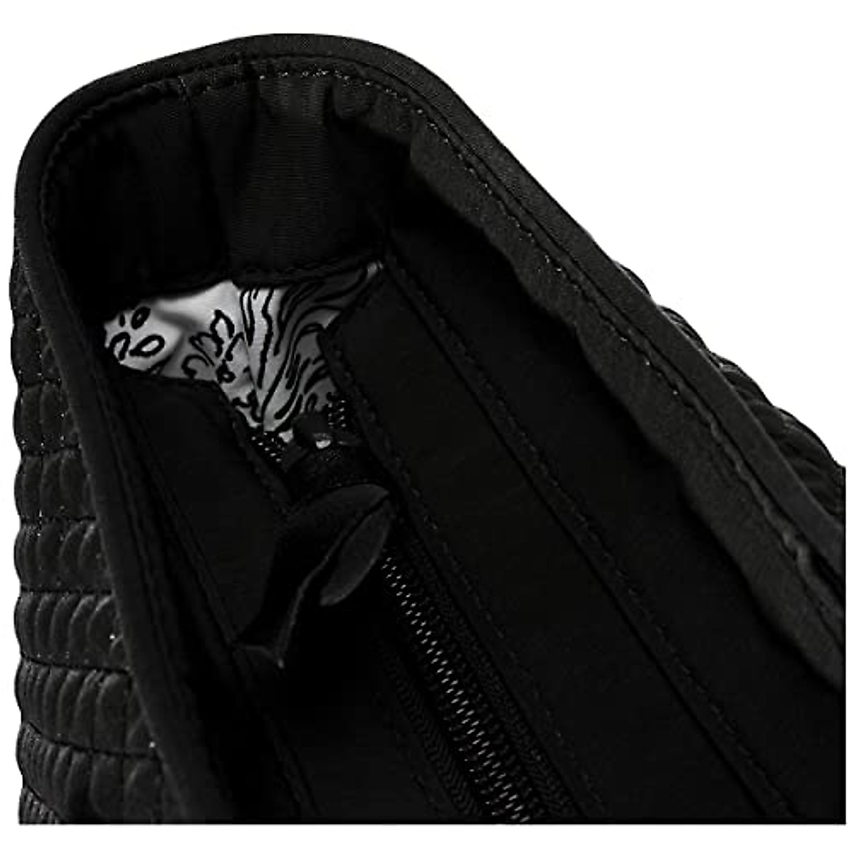 Vera Bradley Women's Microfiber Vera Tote Bag, True Black, One Size