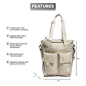 adidas Originals Utility Tote 2.0, Wonder Beige, One Size