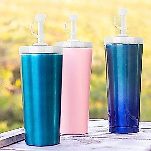 9 PCS Silicone Spill Proof Stopper Set for Stanley Cup, Stanley Cup Spill Proof Stopper Include 3 Straw Lids 3 Square Spill Stoppers And 3 Round Spill Stoppers For Stanley 40oz 30oz