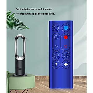 Replacement Remote Control for Dyson HP01 HP00 Heat/Cool Hot Pure Air Purifier Heater Tower Fan