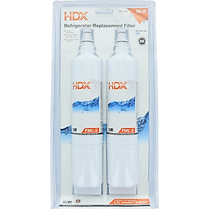 HDX FML-2 Replacement Water Filter / Purifier for LG Refrigerators (2 Pack)