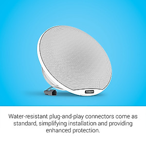 Garmin Fusion® Signature Series 3i Marine Coaxial Speakers, 7.7" 280-watt Coaxial Classic White Marine Speakers (Pair)