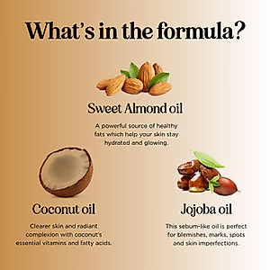 Vanilla Sensual Massage Oil for Couples - Irresistible Full Body Massage Oil for Date Night with Smooth Gliding Coconut and Sweet Almond Oil with Dreamy Vanilla Scent - Non GMO Gluten Free and Vegan