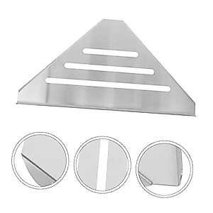 Zerodeko 3pcs Hanging Storage Shelves Metal Shelving Wall Mount Shelves Wall Storage Rack Bathroom Wall Rack Wall Corner Shelf Toilet Storage Holder Bathroom Accessories Corner Shower Rack