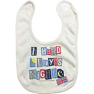 Lyrics by Lennon and McCartney Baby Boys 5 Pack Side Snap Bibs