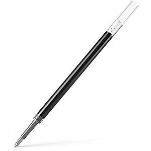 Arteza Gel Pen Refills, Pack of 50 Black Roller Ball Gel Ink Pen Refills, Quick-Drying, Nontoxic, Fine Point for Writing, Taking Notes & Sketching, Office & Back to School Supplies