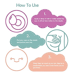 Klemys Silver Nursing Cups - Nipple Shields for Nursing Newborn - Breastfeeding Essentials - Newborn Must Haves - Nipple Covers Breastfeeding - 999 Silver (Regular)