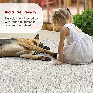 nuLOOM Braided Indoor/Outdoor Area Rug, 5' Round, Wynn Ivory