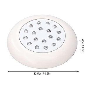 Lazmin112 Pool Light, 1000LM 10W RGB Color Changing LED Pool Lights, IP68 Waterproof Underwater Swimming Pool Spa Light, for Landscapes, Gardens, Public Fountains