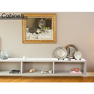 SMAYHO Shelf Liner, 17.7 Inch x 10 FT Non Adhesive Cabinet Liner, Washable & Durable Drawer Liner, Non-Slip Shelf Liners for Kitchen Cabinets, Shelves, Drawers, Refrigerators - White