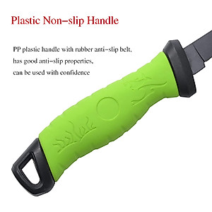 ENTSPORT Outdoors Fillet Knife Professional Fishing Knives Non-Stick Coating Stainless Steel Blade Boning Knife with Sheath(7" Fillet Knife with Non-Slip Handle)
