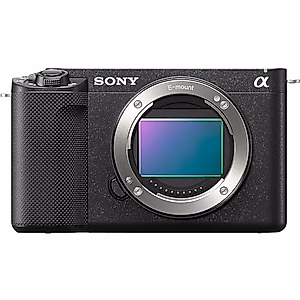 Sony Alpha ZV-E1 Full-Frame Interchangeable Lens Mirrorless Vlog Camera with 28-60mm Lens - Black Body