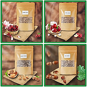 Cocktail-smoker kit Whiskey Bourbon Old-Fashioned - Drink Smoke Infuser Kit with dry Apple、Cherry、OAK、Walnut Wood Chips for Home、Party、kitchen Cold Smoker