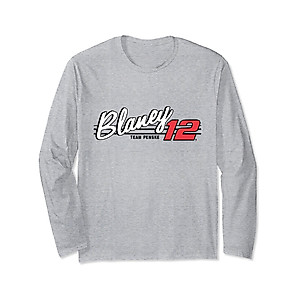 NASCAR - Ryan Blaney - Script Long Sleeve T-Shirt