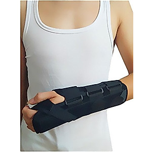 Rousu Medi Forearm and Wrist Support Splint Brace Forearm Immobilizer Brace (Left hand)