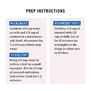 Purely Elizabeth, Blueberry Walnut, Superfood Oatmeal Pouch 8oz (8oz Bag), Collagen, Gluten-Free, Organic Oats