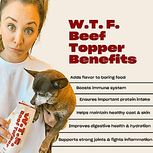 OH NORMAN! Beef Dog Food Topper by Kaley Cuoco, All Natural Single Ingredient, Veterinary Nutritionist Certified, for All Life Stages and Breeds, Made in USA, 7.02 Oz