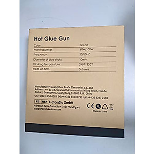 Hot Glue Gun Kit Glue Gun - MAXDONE Craft Glue Gun Full Size(Not Mini) Glue Guns Heavy Duty Hot Glue Gun with 12pcs Glue Sticks(0.43'' x 8") 100w for DIY Art