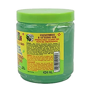 Originals by Africa's Best Soft Hold Olive Oil Conditioning Smoothing & Styling Gel, 15oz Jar