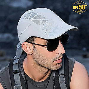 HCSTYOP Men Mesh Cap Baseball Cap Running Hat Quick Drying Hats Unisex Breathable Sport Solid Color Snapback Hat for Unisex