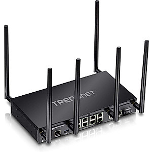 TRENDnet AC3000 Tri-Band Wireless Gigabit Dual-WAN VPN SMB Router,TEW-829DRU,MU-MIMO, Wave 2,Internet Router,Whole Office/Home wifi,Pre-Encryped Wireless,QoS ( RENEWED)