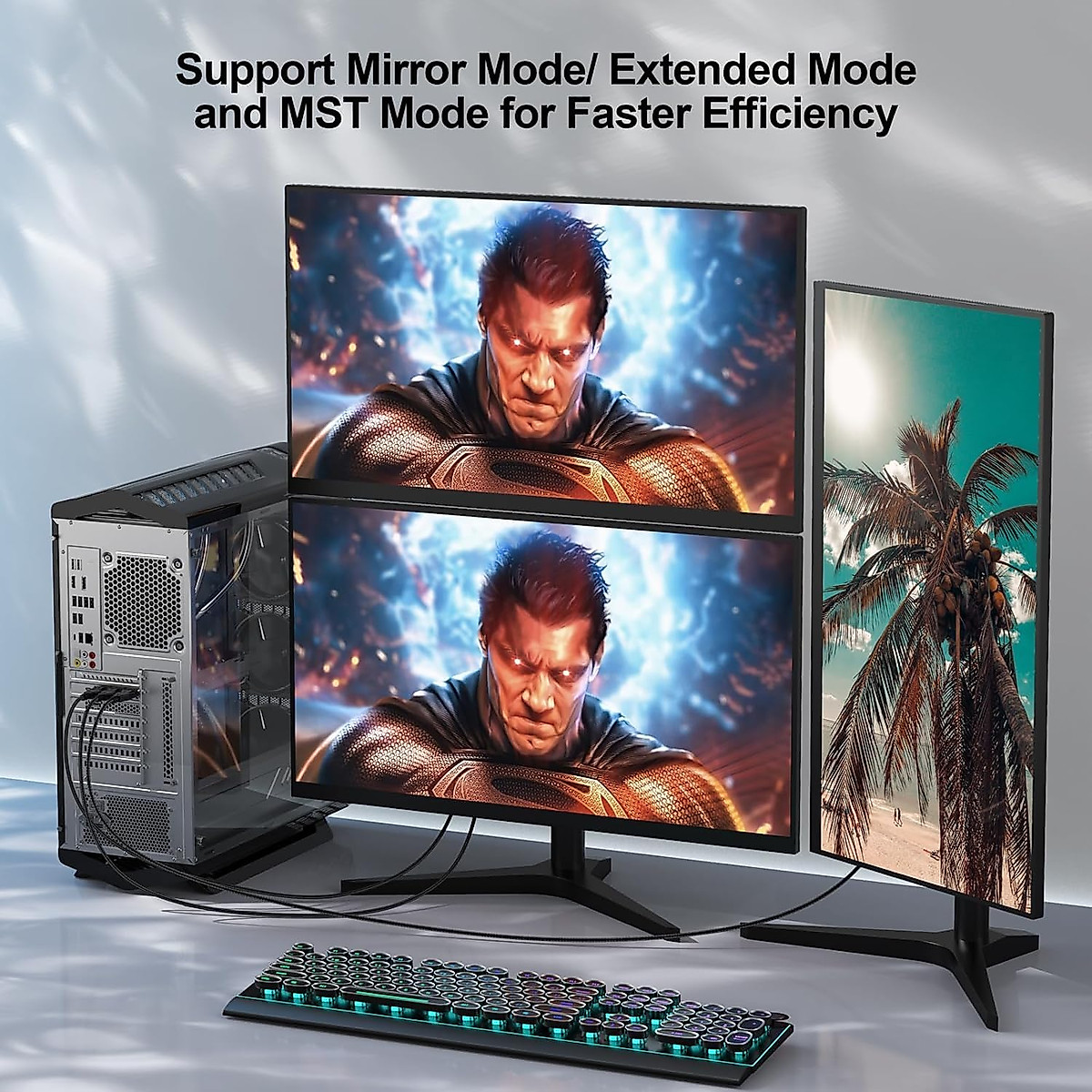 URELEGAN VESA Certified 8K DisplayPort Cable, Displayport 1.4 Display Port DP to DP Cable 6 Feet (8K@60Hz, 4K@120Hz, 2K@144Hz, 1080P@240Hz) Ultra High Speed for Laptop PC TV Gaming Monitor