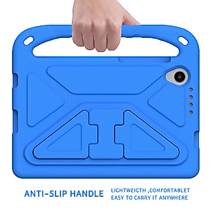 ATOOZ for Lenovo Tab M8 4th Gen /3rd Gen Case 8-inch 2024, Kids Case for Lenovo Tab M8 HD (TB-8505F / TB-8505X /TB-8506F) 2019, Shockproof Handle Stand Cover Case for Tab M8 HD LTE 8" Tablet (Blue)