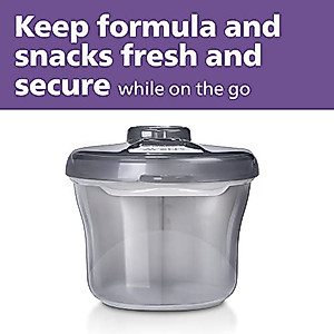 Philips AVENT Powder Formula Dispenser and Snack Cup, Grey, SCF135/18