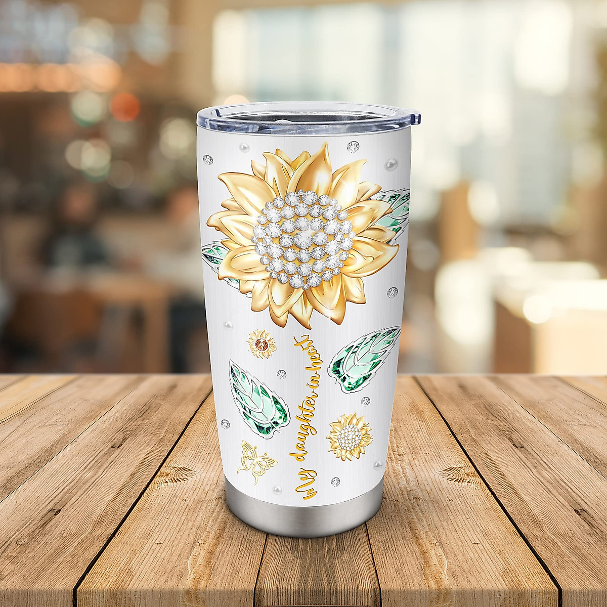 GwaLod Daughter in Law Gifts, Gifts for Daughter in Law, Daughter in Law Gifts from Mother in Law, Future Daughter in Law Birthday Gifts 20oz Tumbler 1Pc, Unique Birthday Gifts for Daughter in Law