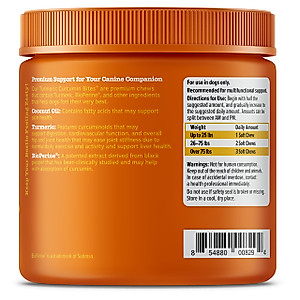 Zesty Paws Turmeric Curcumin for Dogs - for Hip & Joint Mobility Supports Canine Digestive Cardiovascular & Liver Health - Coconut Oil for Skin Health with 95% Curcuminoids + BioPerine Bacon, 90 Count
