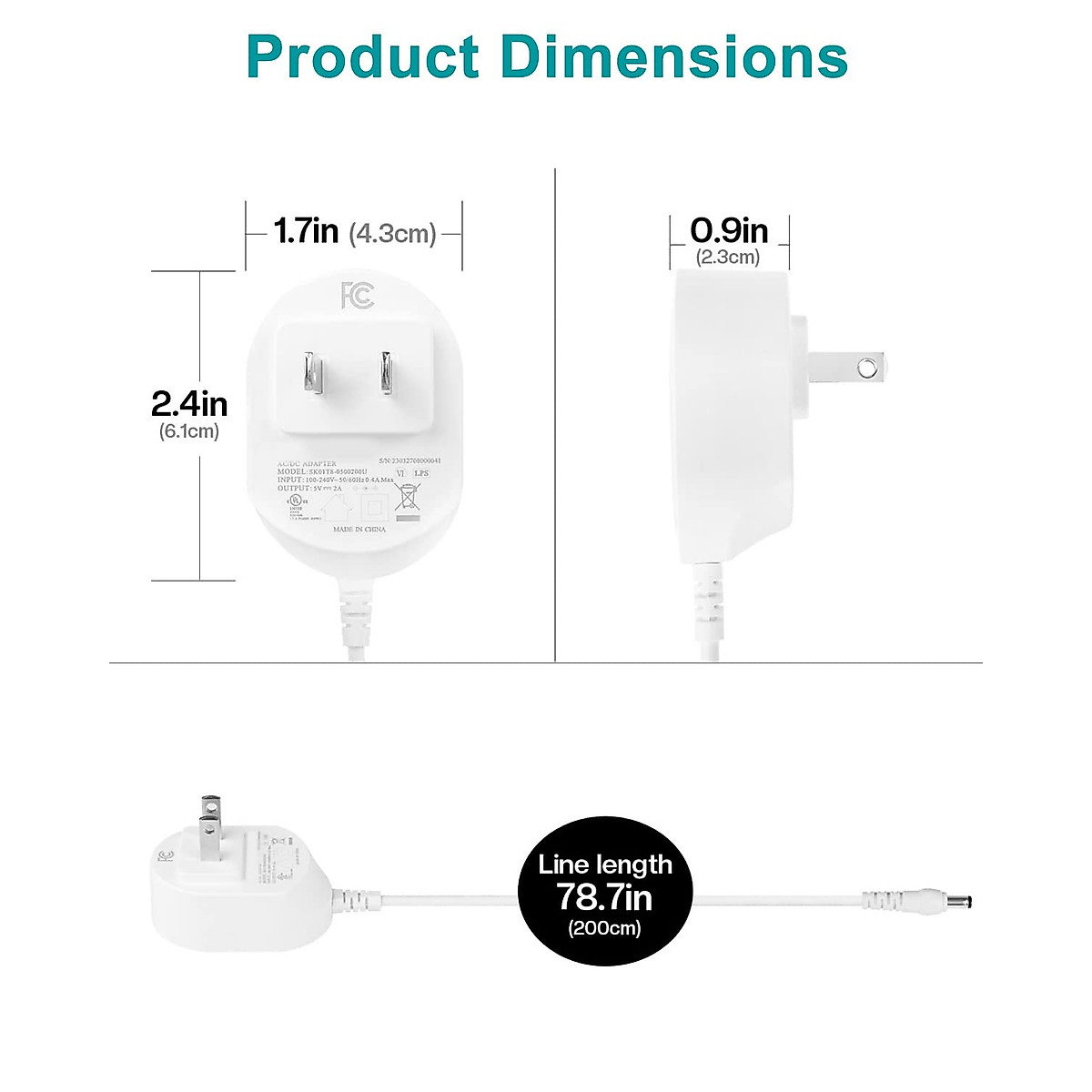5V Swing Power Cord for Graco Simple Sway, DuoGlider, Glider LX/Elite/Premier/Petite LX, DuetSoothe, DuetConnect LX, Duet Sweetpeace, for Nova Baby Swing Replacement Charger Adapter