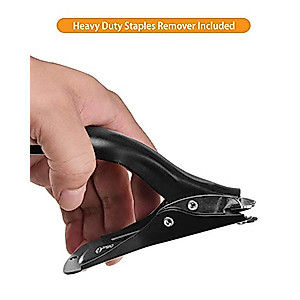 OFFICE1ST Heavy Duty Stapler, 210 Sheet High Capacity Industrial Office Stapler with 500 Staples and Staple Remover, Commercial Desk Stapler for 15 to 210 Sheets
