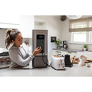 Geneverse 2060Wh (1x2) Solar Generator Bundle: 1X HomePower 2 Portable Power Station (4X 2200W AC Outlets) + 2X 200W Solar Panels Quiet, Indoor-Safe Backup Battery Generator For Refrigerators and More