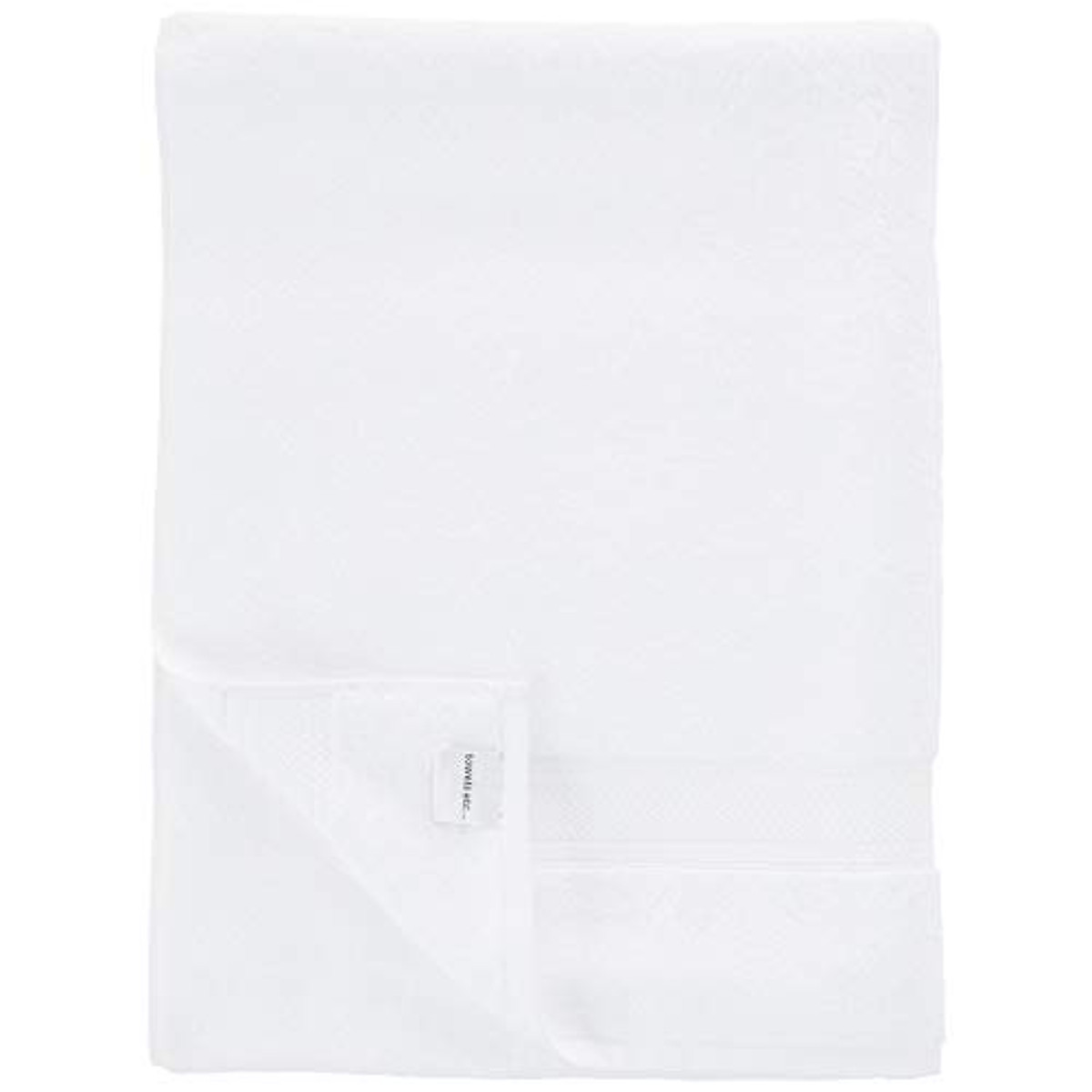 Down Etc Bath Sheet Towel Sahara 100% Cotton Dual Core Absorbent Fast-Drying Towel for Bath and Shower, 33 x 70-Inches, White Bath Sheet