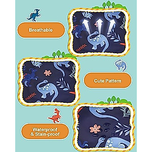 Lictin 2 Pack Kids Art Smocks, Toddler Smock, Waterproof Artist Painting Aprons for Children, with Long Sleeve and 3 Pockets for Age 3-8 Years