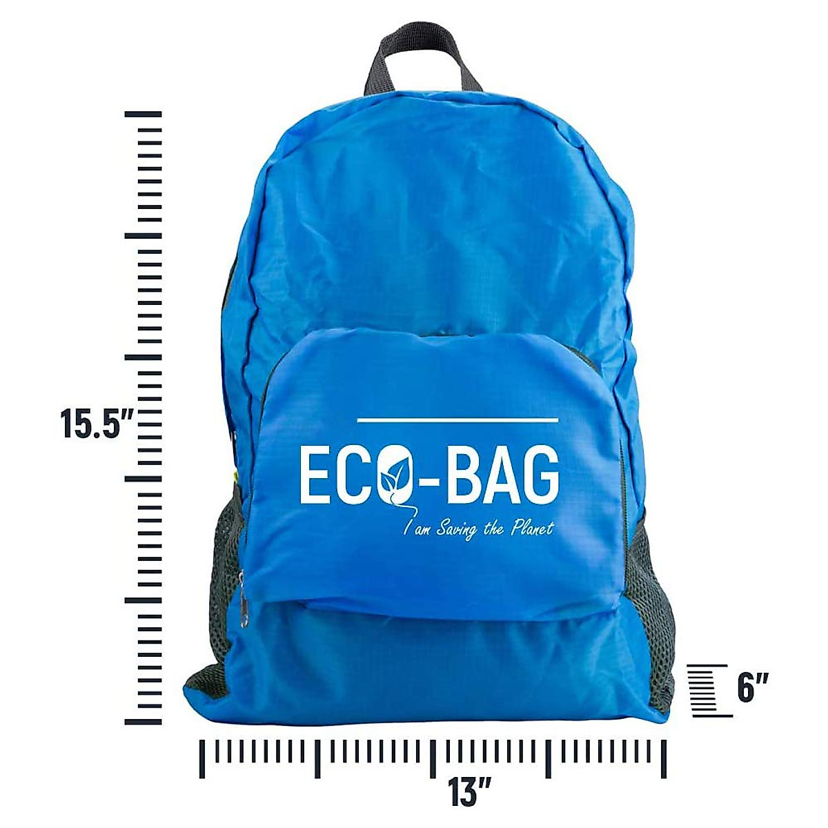 Packable Foldable Ultralight Lightweight Travel Camping Hiking Outdoor Sports Waterproof Backpack Daypack Black