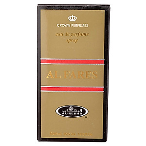 Al Rehab Al Fares Eau de Perfume Spray for Men, 1.7 Ounce