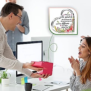 Thank You Gift for Women Inspirational Gifts Coworker Gifts Office Gift for Colleague Leaving Job Gifts Farewell Gift Appreciation Gifts for Friends Nurse Teacher Keepsake (Heart)