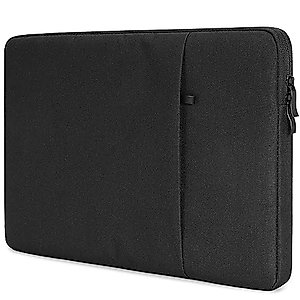 NIDOO 15-16 inch Laptop Sleeve Case Protective Computer Cover for 16" MacBook Pro MAX M1 M2 / 15" Surface Book 3 2/15.6" Lenovo Yoga 7i / IdeaPad Gaming 3i / HP EliteBook 650 G9 Handle, Black
