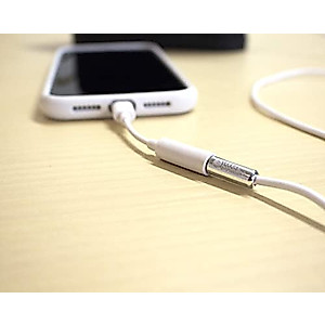 Dongle Dangler 3.5mm Headphone Jack Adapter - Works with iPhone -14/14 Pro/13/13 Pro/ 12/12 Pro Max/ 11/11 Pro/ 11 Pro Max/XS/XS Max/XR/X/ 8/8 Plus/ 7/7 Plus - MFi Certified Adapter (Cable-1 Pack)