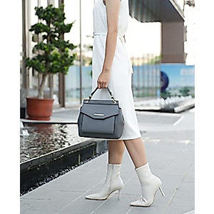 MKF Collection Satchel Convertible Handbag, Women’s Backpack, Satchel & Crossbody 3-in-1 Top-Handle Purse