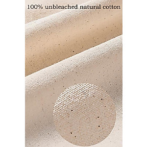 100% cotton canvas garment bags for closet storage and travel 4" Gussets bags with Side Zipper for clothes,coats,jackets,shirts,dresses garment cover for hanging clothes storage (24 * 60 * 4")