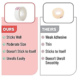 Mr. Pen Tape, Office Tape, 3/4 x 1000 Inches 10 Rolls