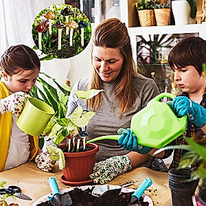 Garden Decor Mushrooms, Mushroom Pots for Yard Fairy Garden Decoration DIY Ornament for Dollhouse Potting Shed Flowerpot Plants Lawn Garden Outdoor Resin Statue