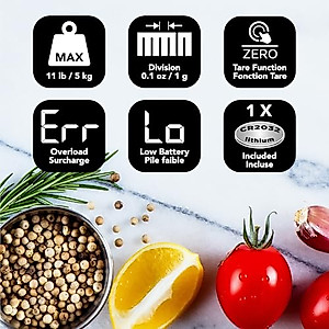 Starfrit COUN Electronic Kitchen Scale, One Size, Black