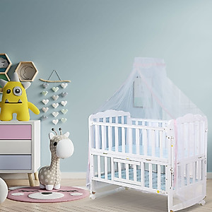 SH-RuiDu 1PC Crib Dome Net Baby Child Mosquito Net Newborn Foldable Mosquito Mesh Net