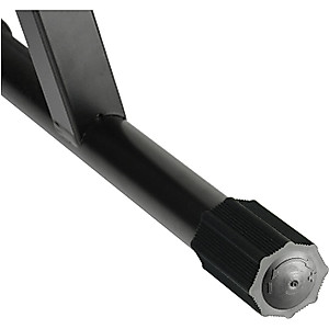 K&M Konig & Meyer 14047.000.55 Performance Pneumatic Stool | Easily Adjust Height/Angle of the Ergonomic Set /Footrest | Professional Grade for all Musicians | German Made | Black Imitation Leather